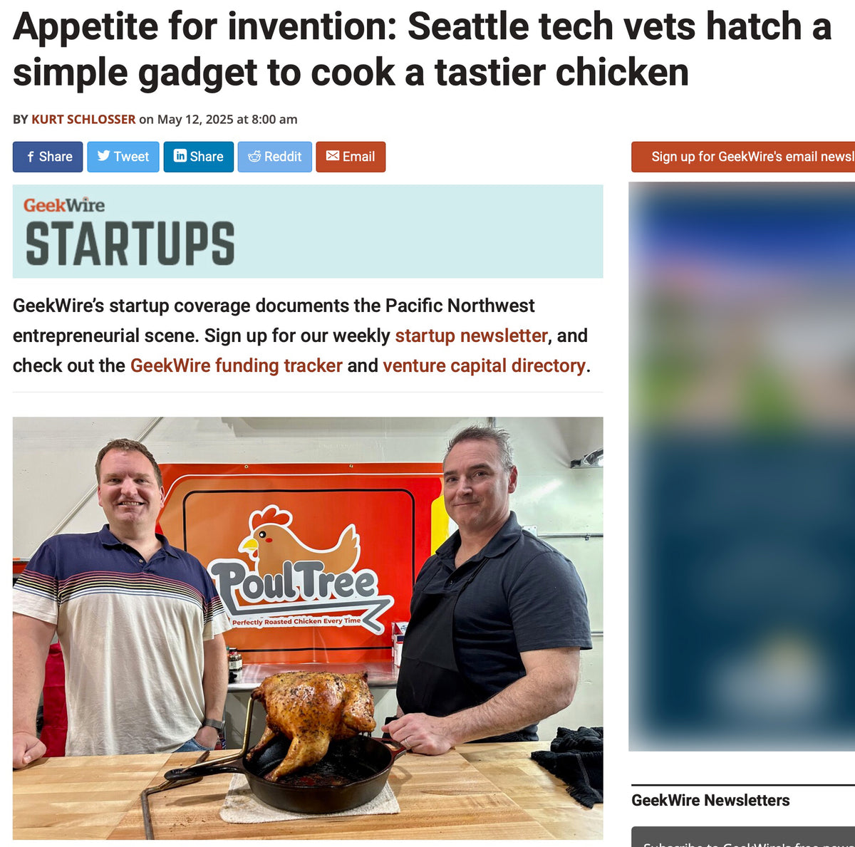 PoulTree: Chicken Roaster Gadget for Ovens and BBQs