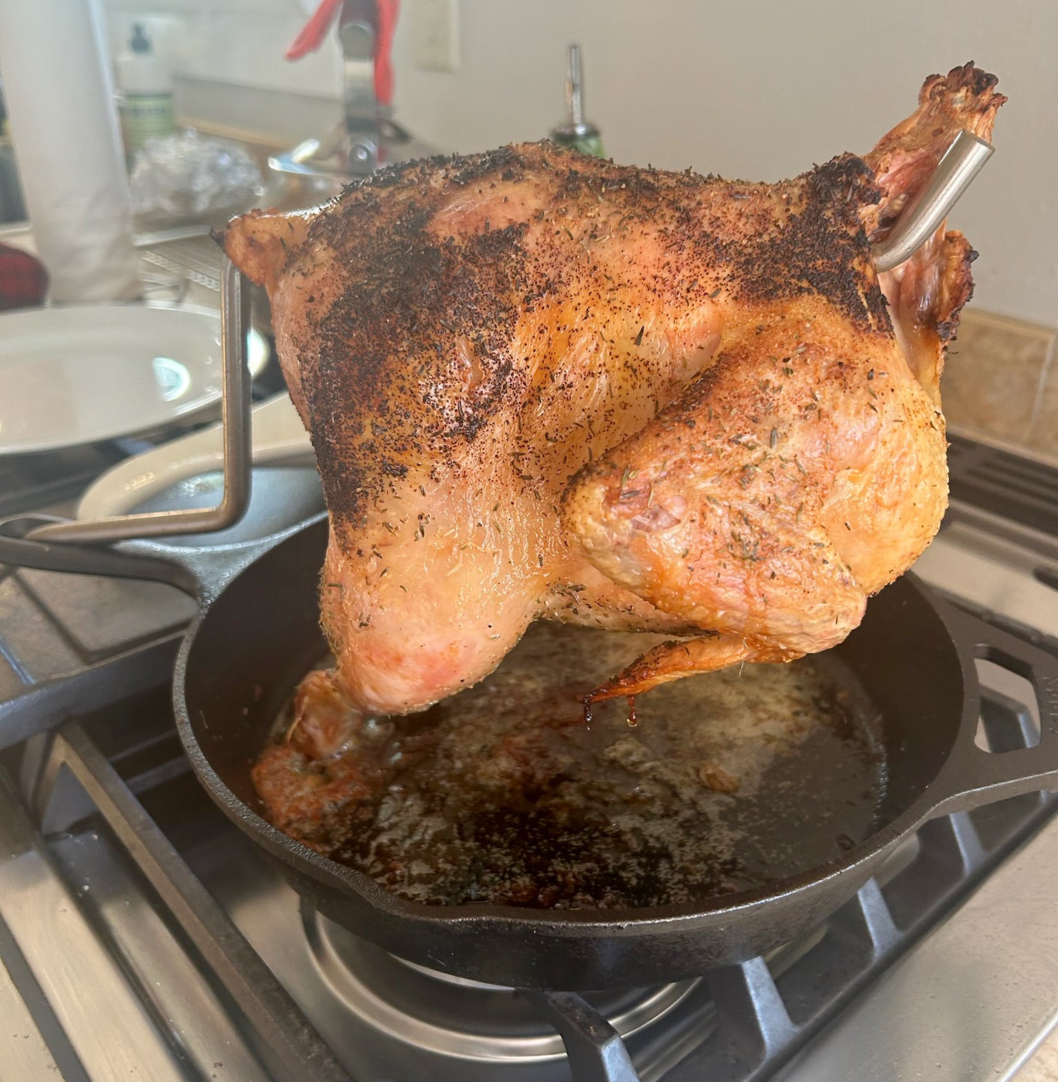 PoulTree: Chicken Roaster Gadget for Ovens and BBQs